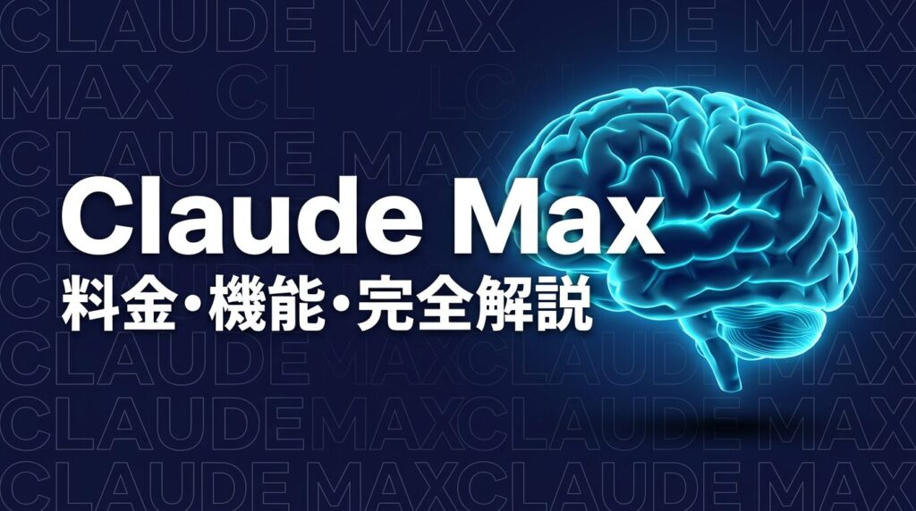 Claude Maxとは？料金・機能・Proとの違いを徹底解説【2026年版】